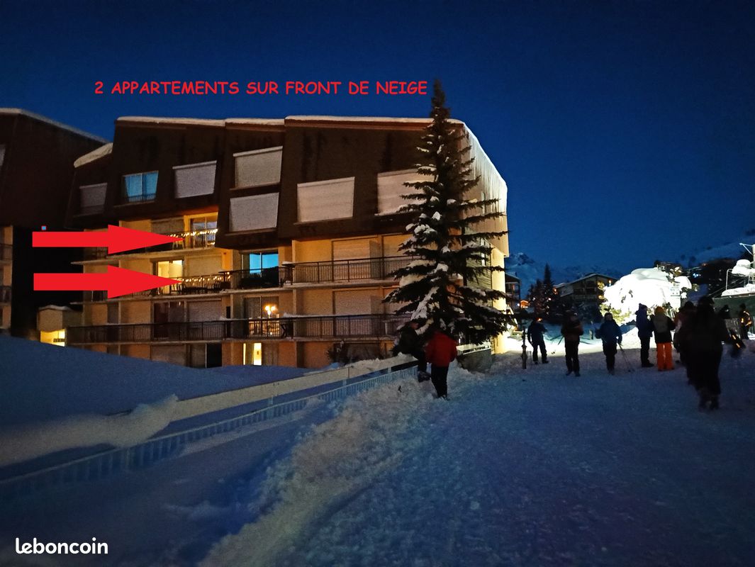 2 ALPES PIED DES PISTES SUR FRONT DE NEIGE,IDEAL FAMILLE, APPART ...
