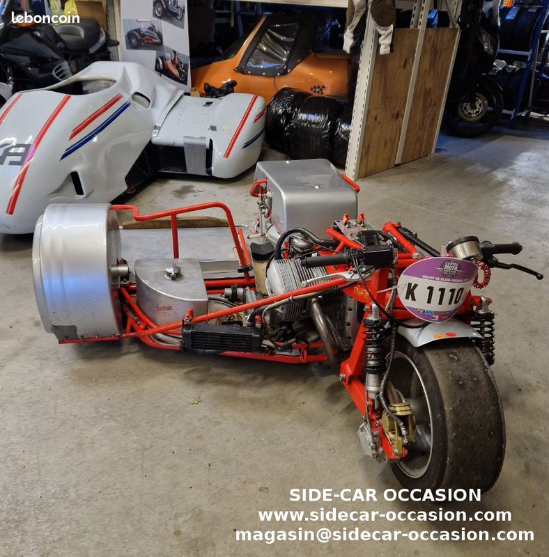Side-car basset bmw - Motos