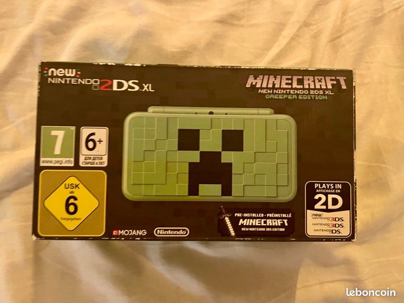New Nintendo 2DS XL édition Minecraft Creeper - Consoles