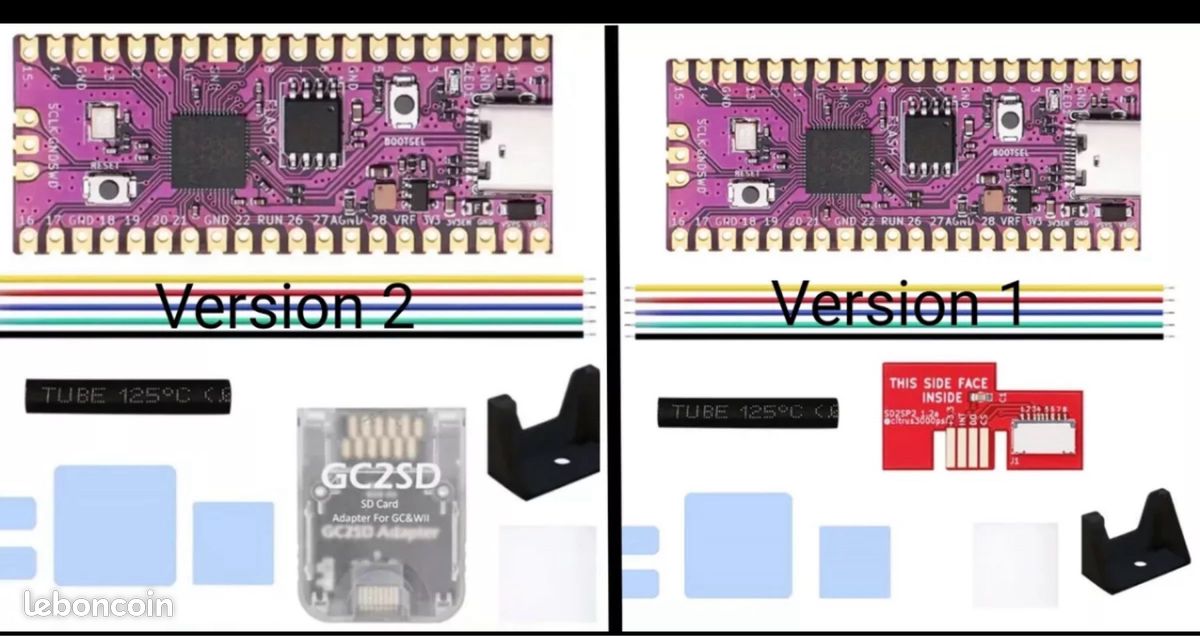 Kit mod Pico Boot Picoboot Nintendo -GC2SD - Swiss, SD2SP2, Game Cube ...