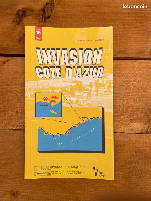 Space Invaders - Invasion Côte d’Azur map - Collection
