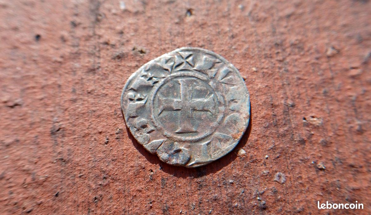 Monnaie royale denier tournois LOUIS VIII LE LION - Collection