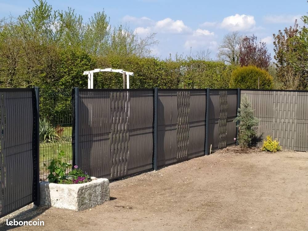 Kit Claustra pvc pour cloture de jardin🛏️ pas cher - Bricolage