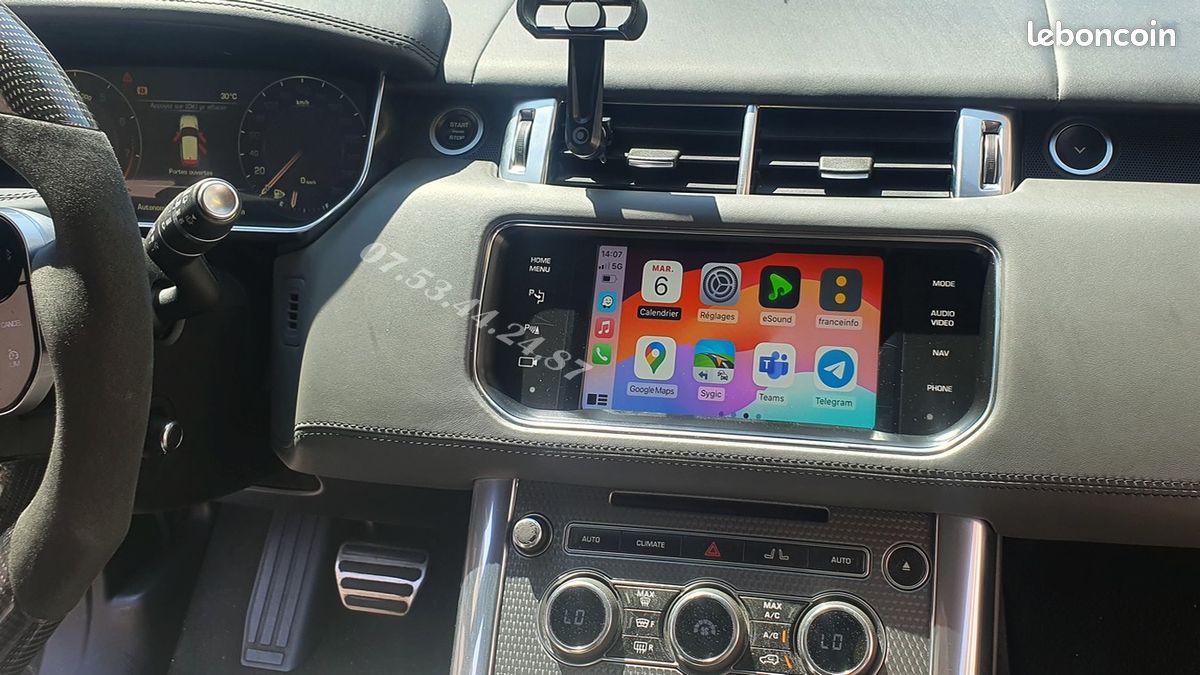 Interface multimédia vidéo carplay usb range rover hse sport svr ...