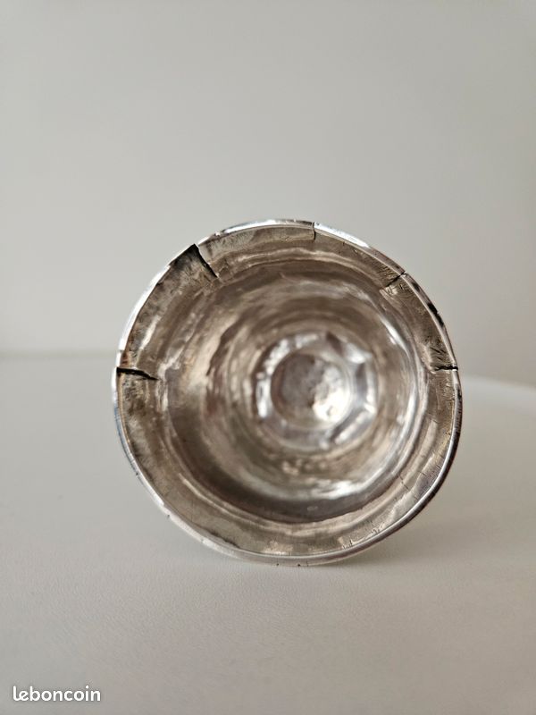 Timbale en argent massif 18e siècle poinçons des fermiers généraux ...