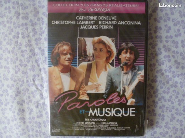 Paroles et musique, Deneuve Lambert Anconina, dvd neuf - DVD - Films
