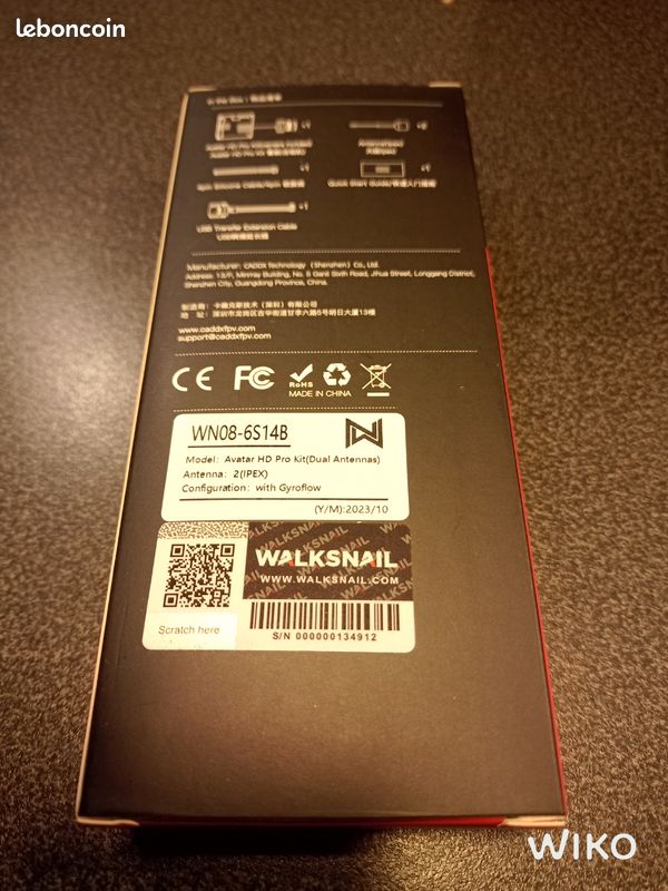 Vtx Walksnail HD v2 PRO dual antenna - Modélisme