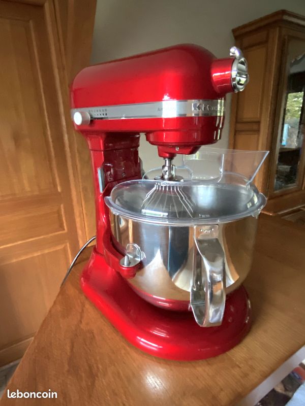 Robot pâtissier Artisan INOX KITCHENAID 6,9 Litres 1,3HP - 500W Rouge ...