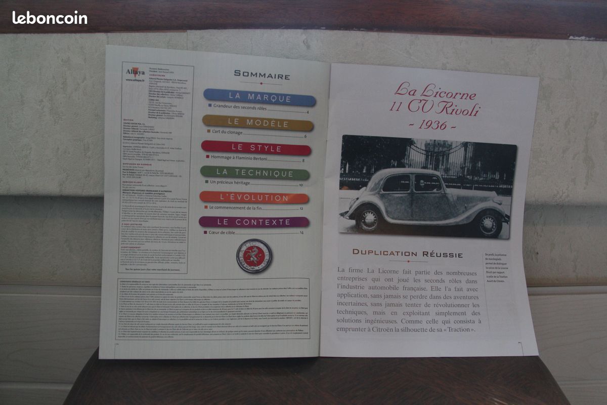 La Licorne 11 CV Rivoli 1938 1/43 - Collection