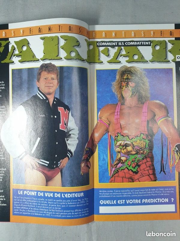 Magazine WWF no23 Janvier 95 + poster - Livres