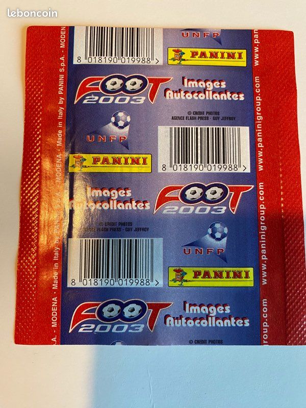 Panini pochette neuve Foot 2003 - Collection