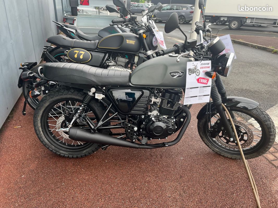 Masai greystone 125 neuve moto vintage - Motos