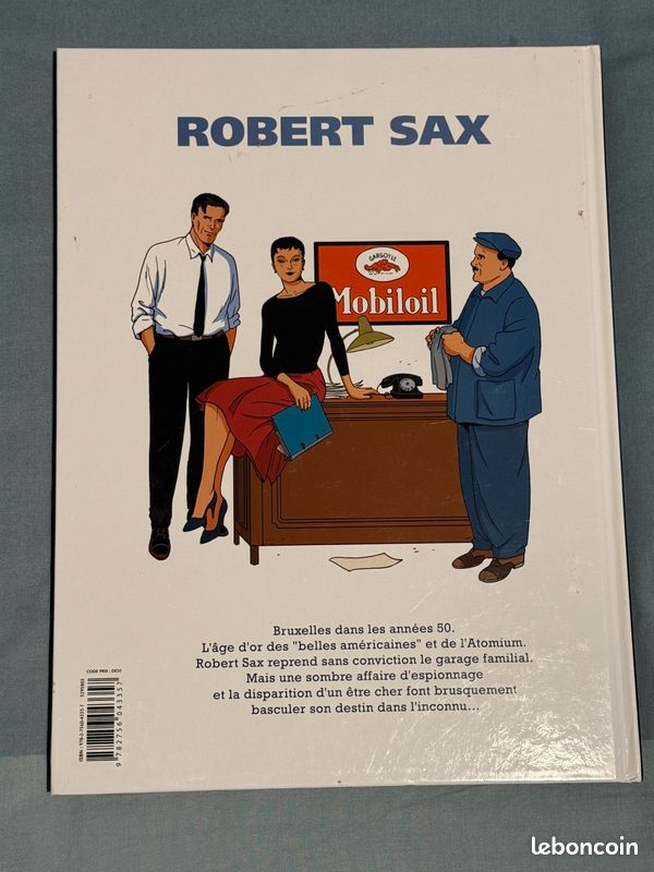 BD Robert Sax Tome 1 Nucléon dédicace Alloin - Livres