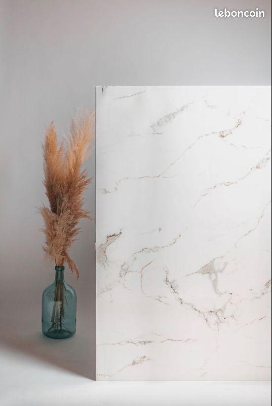 Panneau PVC marbre - 250cm par 120cm - plaque PVC marbre - Plaque pvc ...