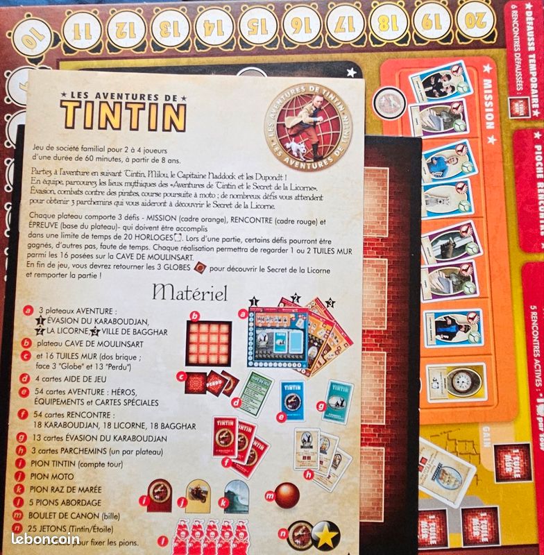 Les aventures de Tintin jeu officiel - Jeux & Jouets