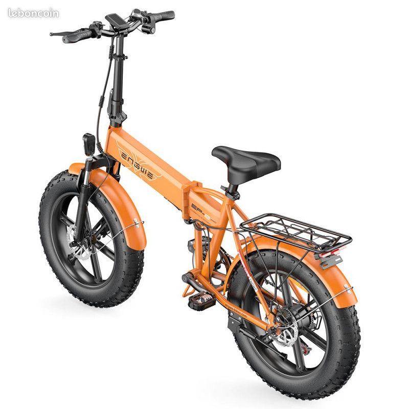 'Élégant vélo électrique pliant ENGWE - Puissance 250W - Couleur Orange ...