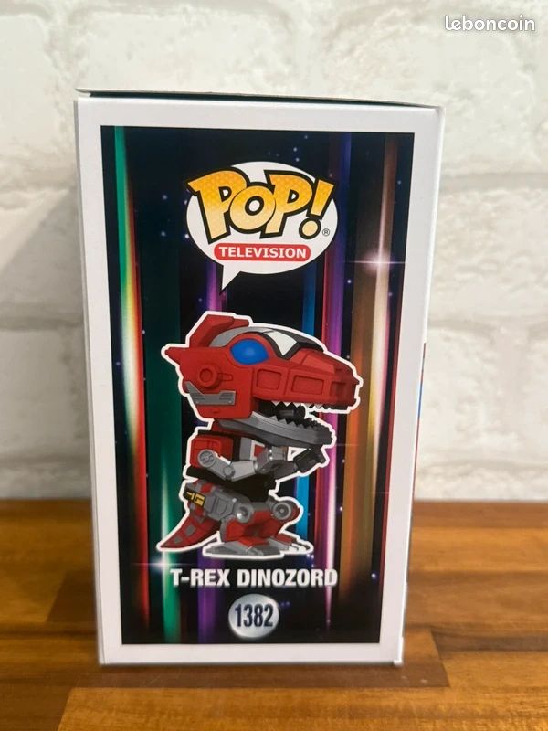 🦖⚡ Funko Pop N°1382 – T-Rex Dinozord – Power Rangers ⚡🦖 - Jeux & Jouets