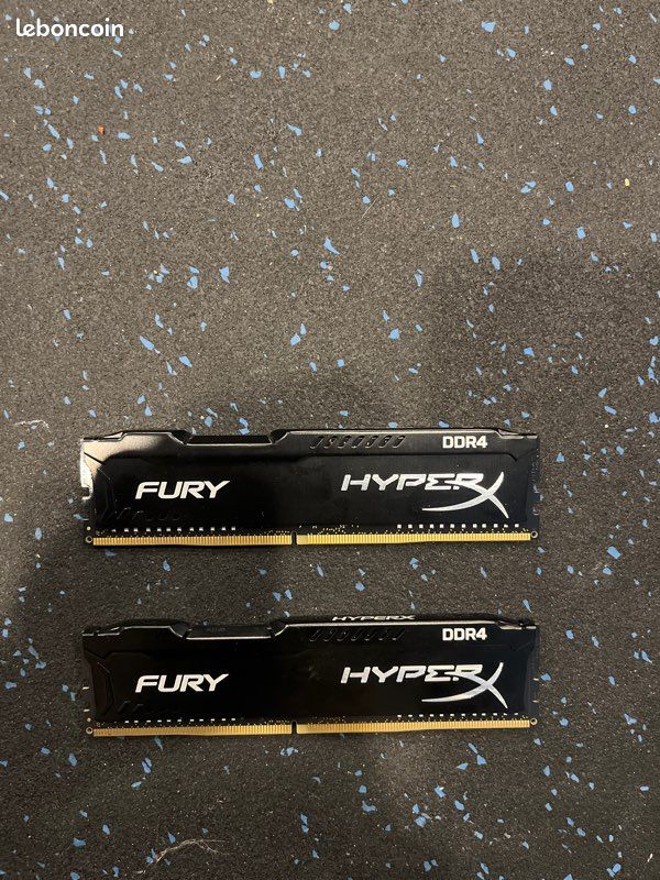 2x 4Gb RAM Fury ddr4 Hyper X - Accessoires informatique