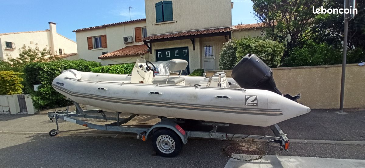 Semi rigide 6 m zodiac & remorque - Nautisme