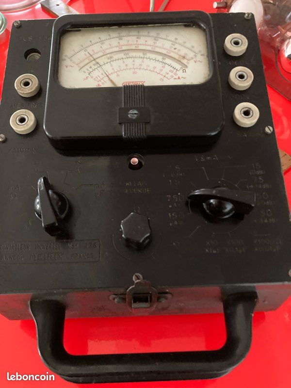 Contrôleur universel/ multimètre analogique METRIX vintage années 1950 ...
