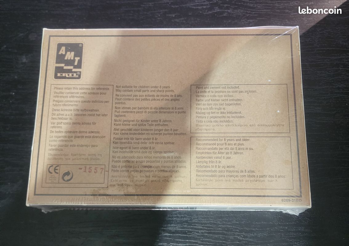 Kit maquette amt/ertl 1997 chevrolet camaro ss coupe 1/25 scellé star ...