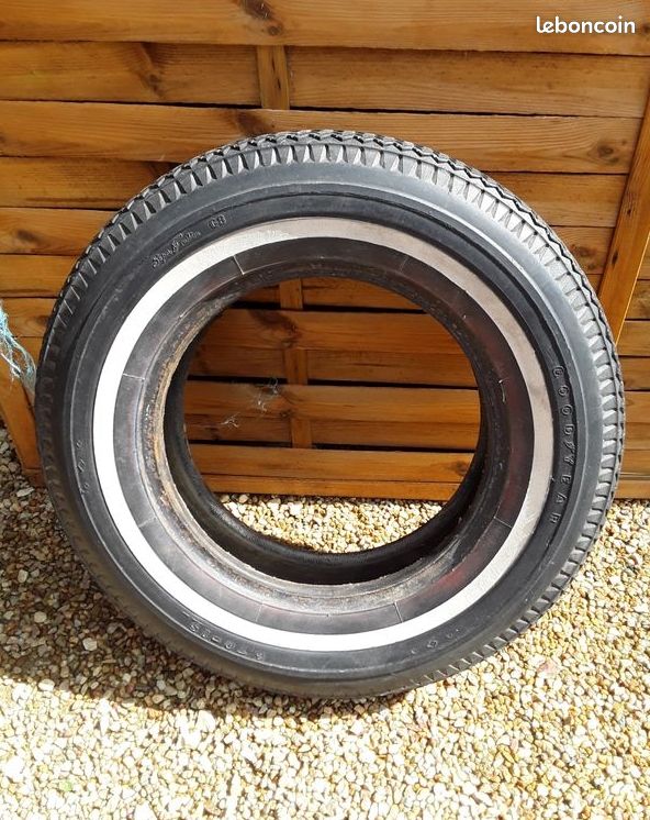 Pneu flanc blanc voitures américaines - Équipement auto