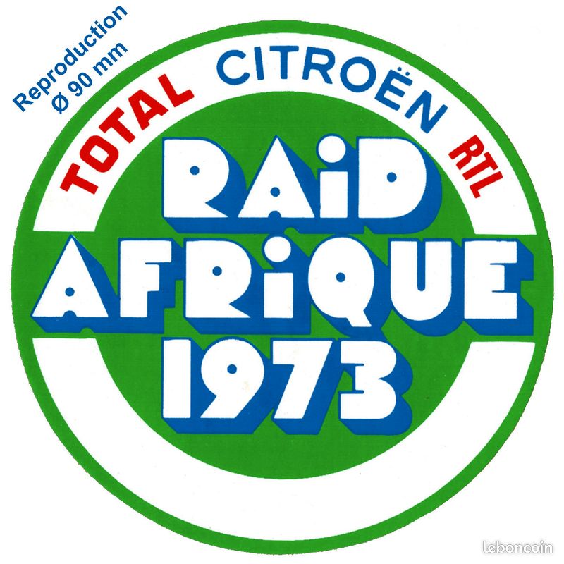 Sticker autocollant Raid en 2CV Citroën Kaboul, Persépolis et Raid ...