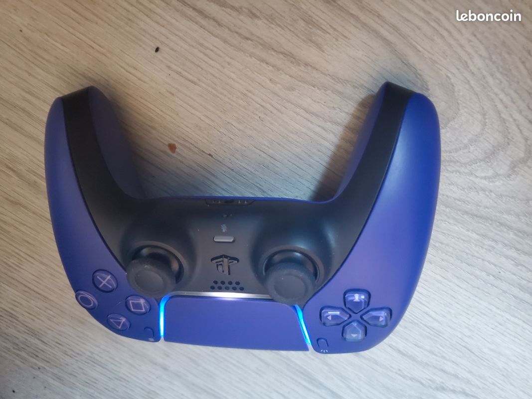 Manette ps5 violet fonctionne parfaitement - Consoles