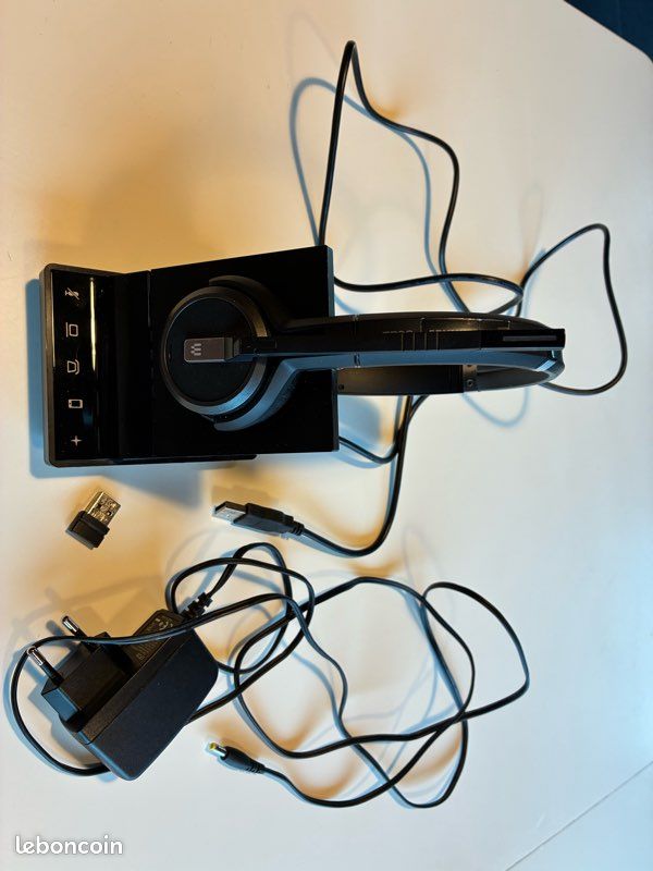 Casque sans fil audio/micro Bluetooth Sennheiser Epos SDW60 ...