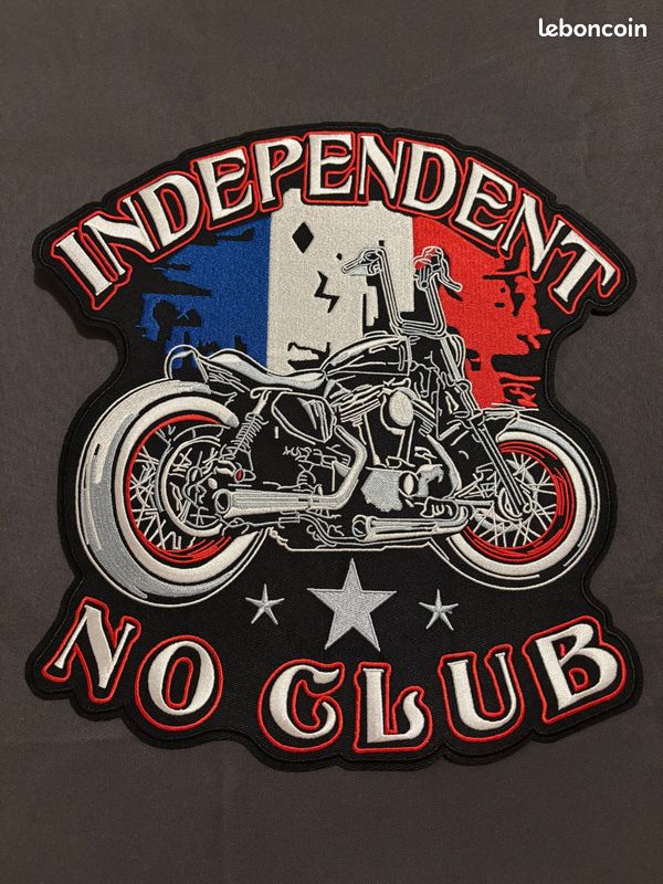 MAXI écusson patch brodé thermocollant independent no club - Équipement ...