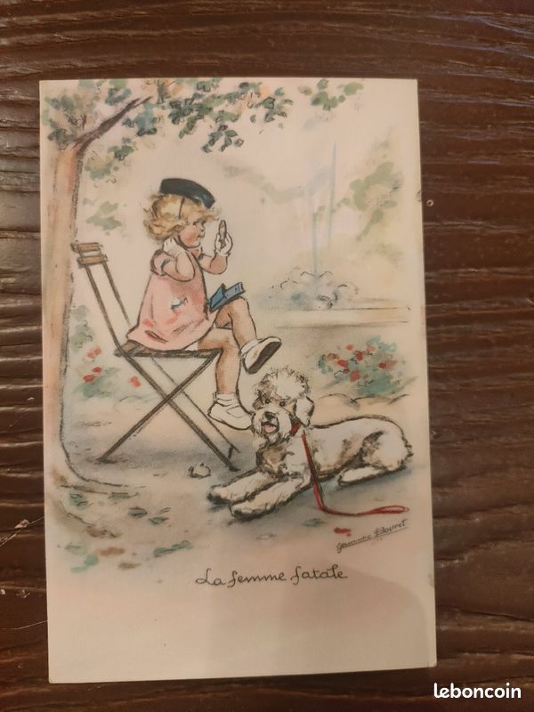 Carte postale germaine bouret - Collection