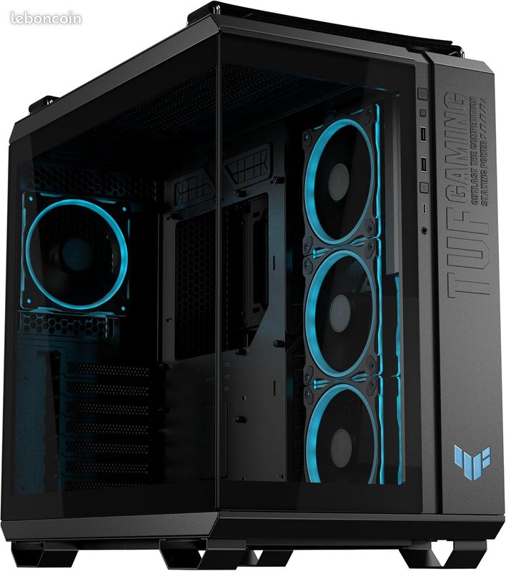ASUS TUF Gaming GT502 Horizon ARGB (Noir) – Boîtier PC ATX Gaming ...