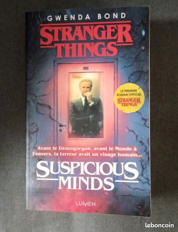 Livre Suspicious Minds Stranger Things - Livres