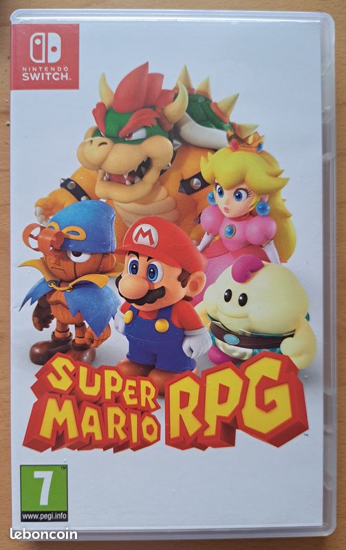 Switch - Super Mario RPG - Boite vide - Jeux vidéo