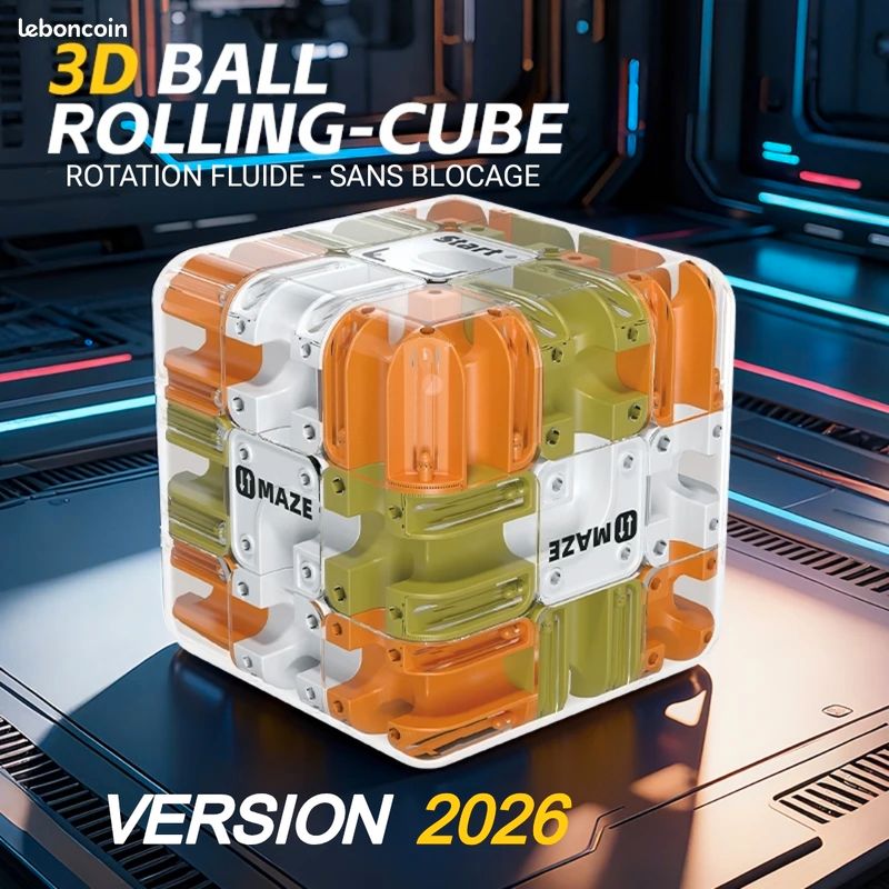 Cube Labyrinthe à Bille 3D Montessori Version 2026. Développement de la ...