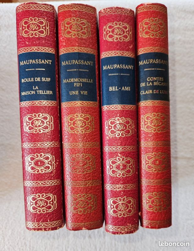 Collection livres Tchekov Zola Shaw Maupassant - Livres