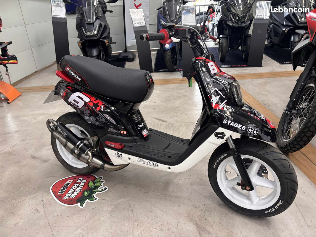 Scooter MBK Spirit phase 2 préparé & personnalisé par Cycle Larivière ...
