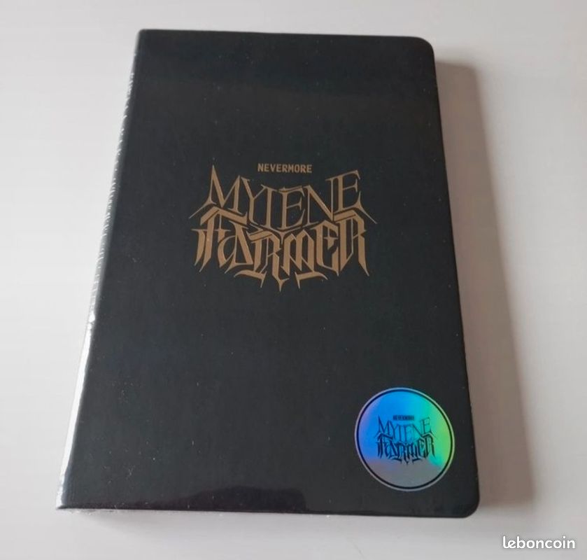 Mylène Farmer carnet notebook nevermore golden pack - Collection