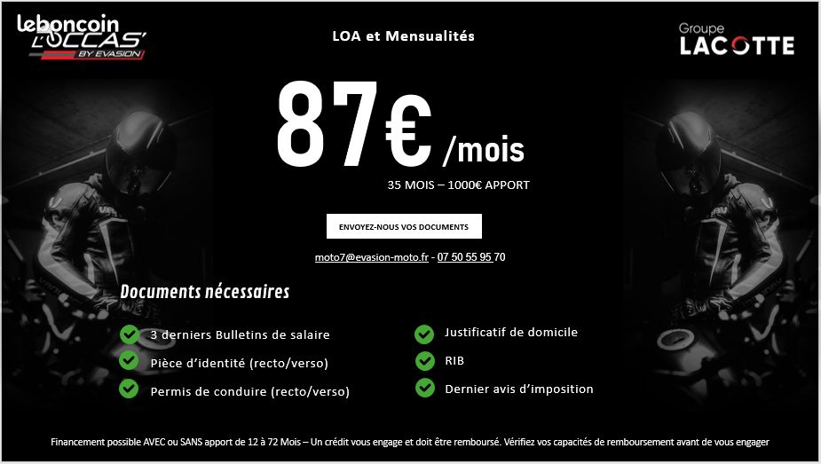 DUCATI SCRAMBLER 800 ICON DARK - à partir de 87e/mois - Motos