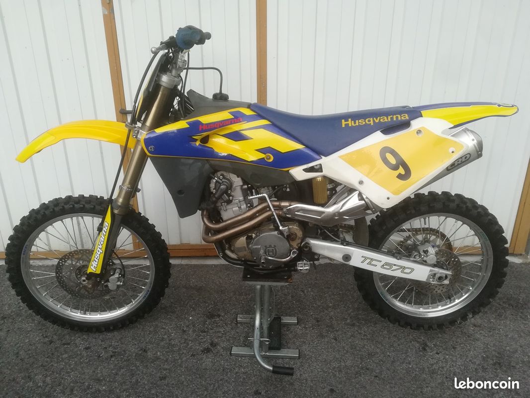 Husqvarna tc 570 rare excellent etat - Motos