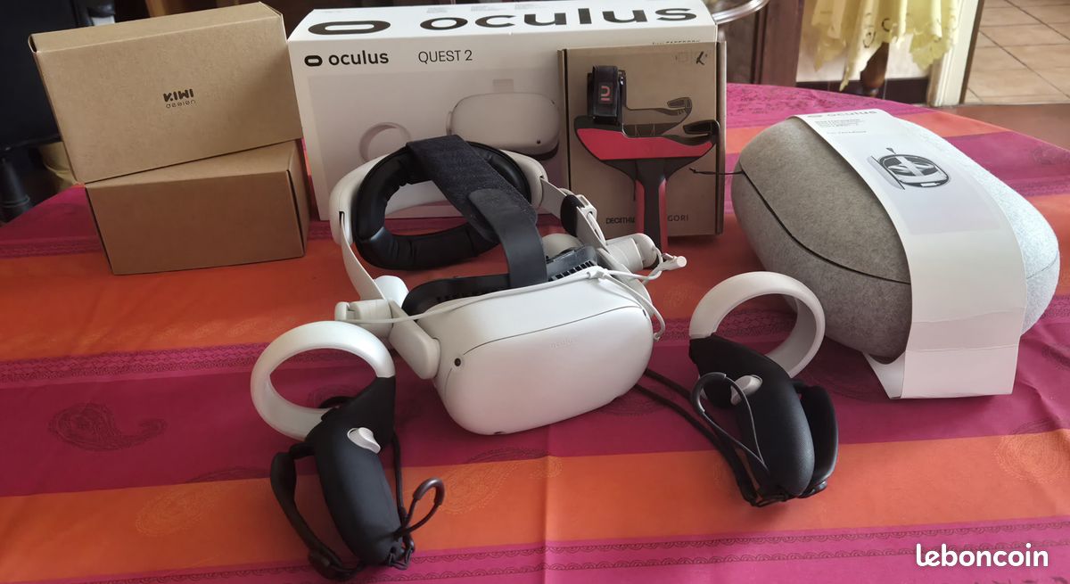 Oculus Meta Quest 2 de 256 Go avec accessoires - Jeux vidéo
