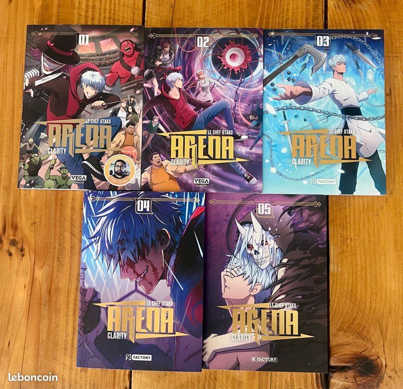 ARENA webtoon tomes 1 a 5 TBE - Livres