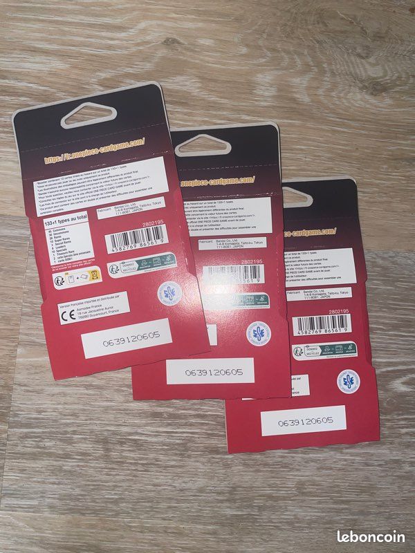 Lot de 3 Boosters OP13 fr - Jeux & Jouets