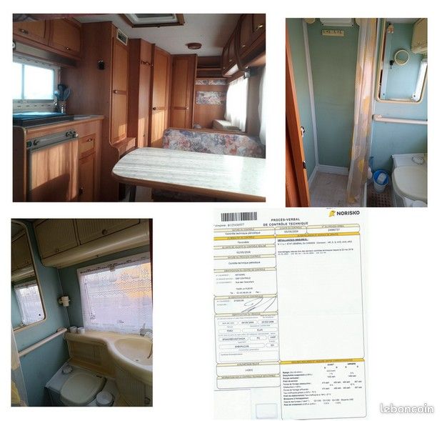 Camping car FORD 2,5 TD avec capucine - Caravaning