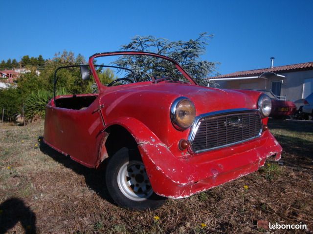 Classic mini à 3 roues ABC tricar 850 cabriolet cooper morris collector ...