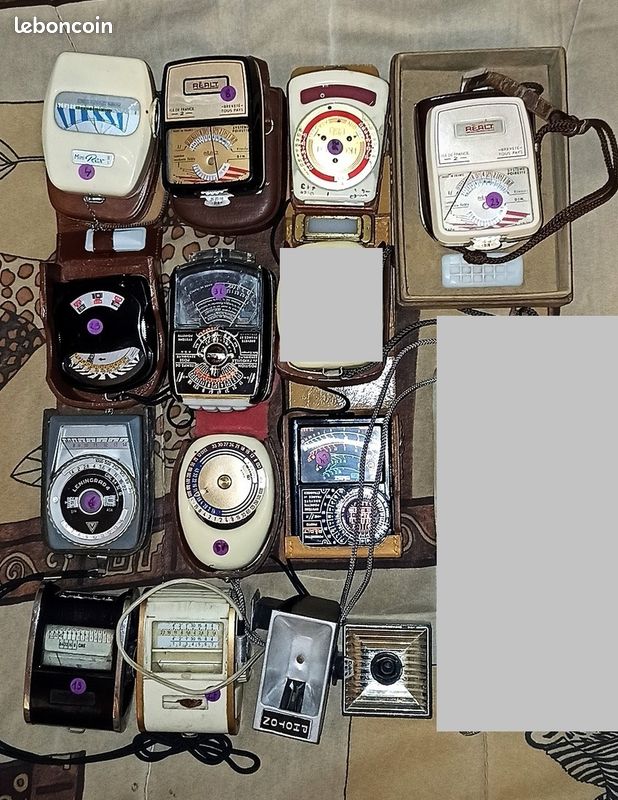 Divers accessoires photo et cinéma anciens - Collection