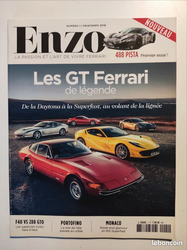 Magazine Ferrari ENZO #1 | Printemps 2018 - Collection