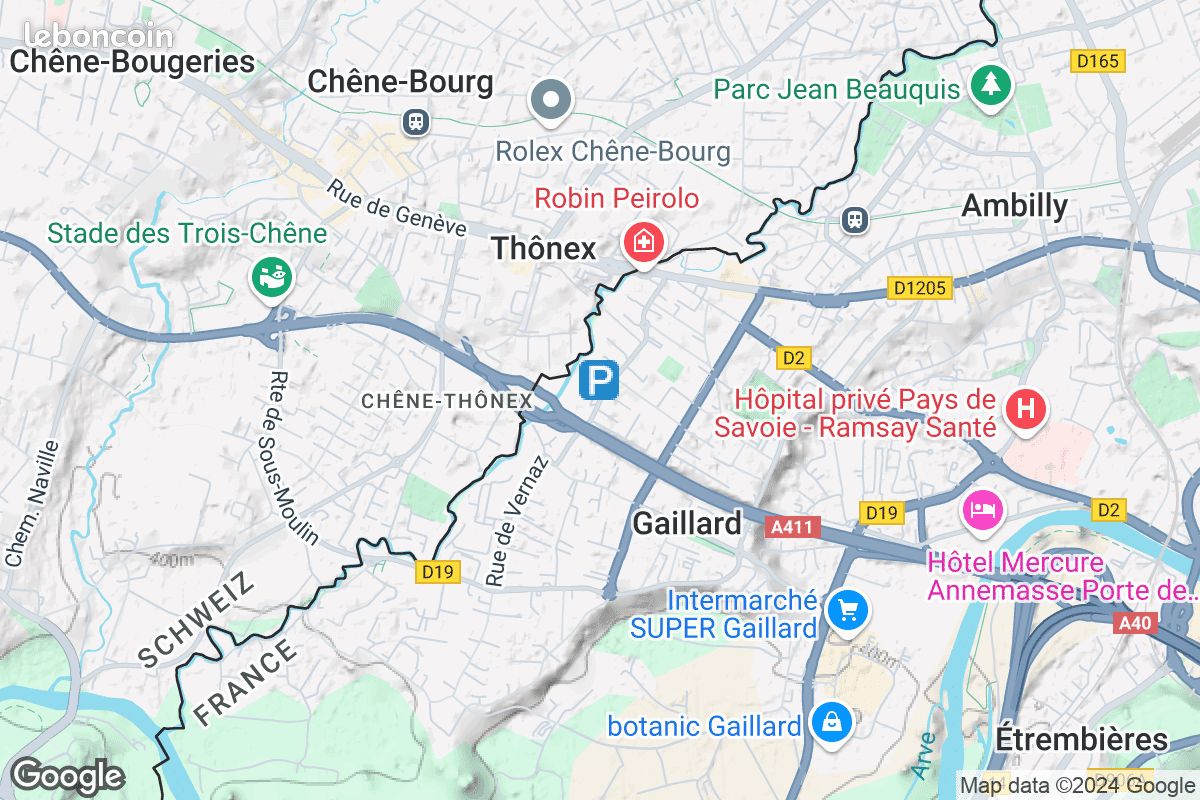 Parking/box Gaillard - Locations
