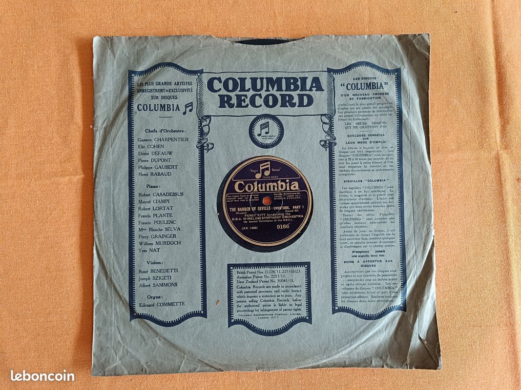 24 disques de 78 tours à aiguille avec mallette et 2 boites originales ...