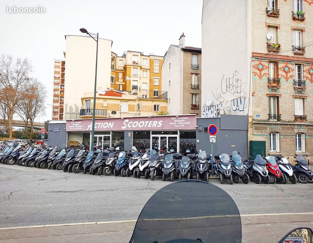 Piaggio mp3 300 sport black mat garantie 3 ans ct 0k - Motos